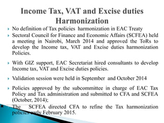 Tax Harmonisation in the East African Community | PDF