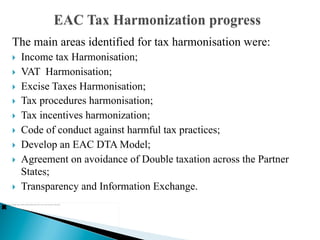 Tax Harmonisation in the East African Community | PDF