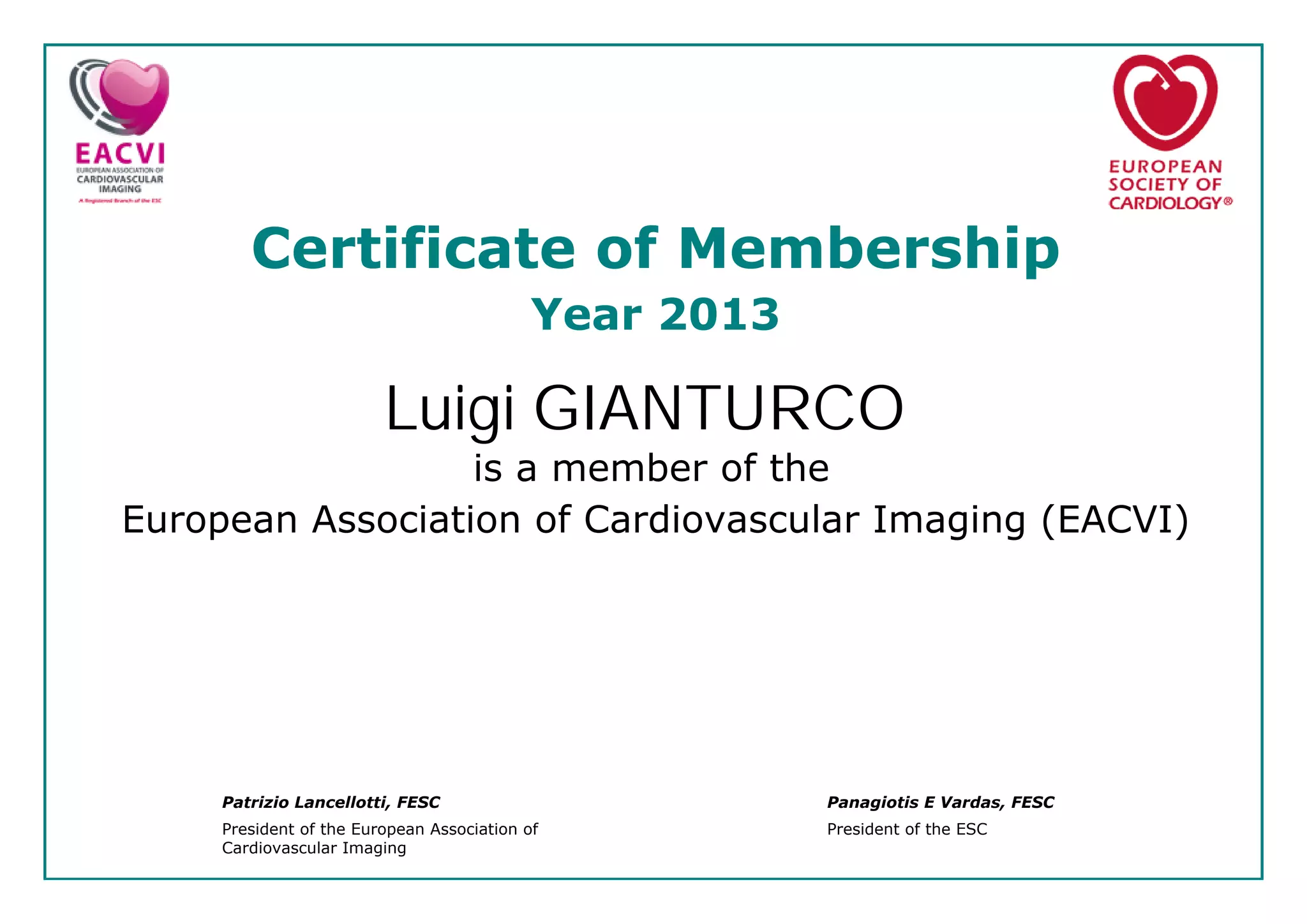 EACVI Membership | PDF