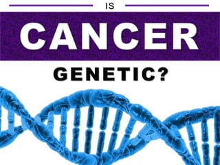 Is Cancer a Genetic Disease? | The Cancer Genome Atlas Project Results ...