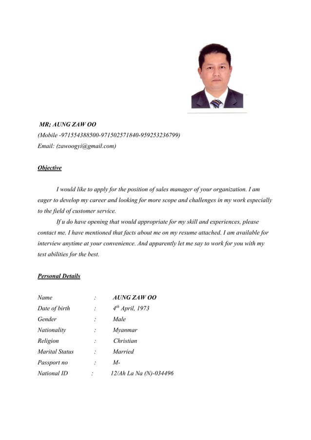 AZO new cv (1) | PDF