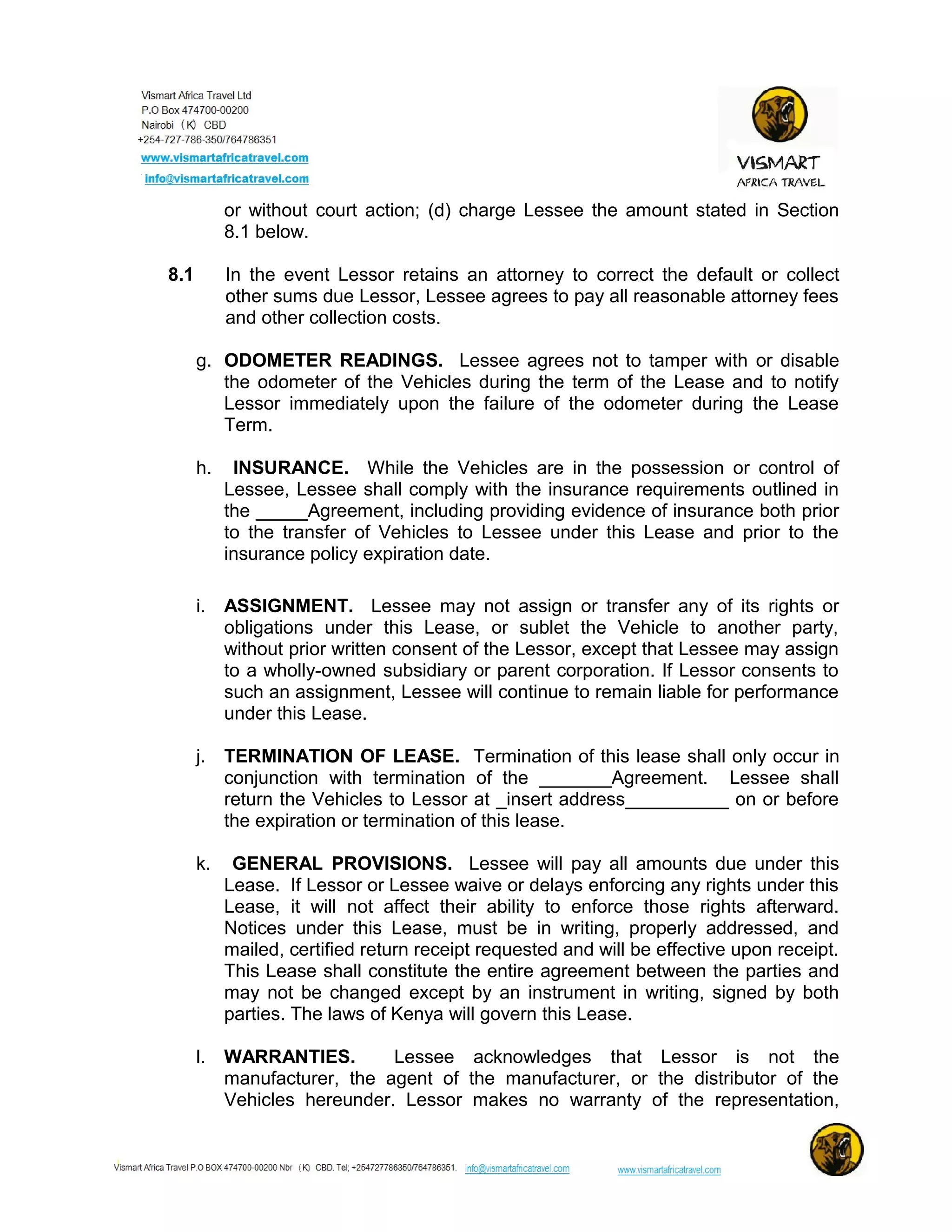 Lease agreement | DOC