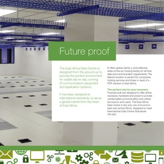 EADC Brochure - Kenya Tier III Datacentre | PDF