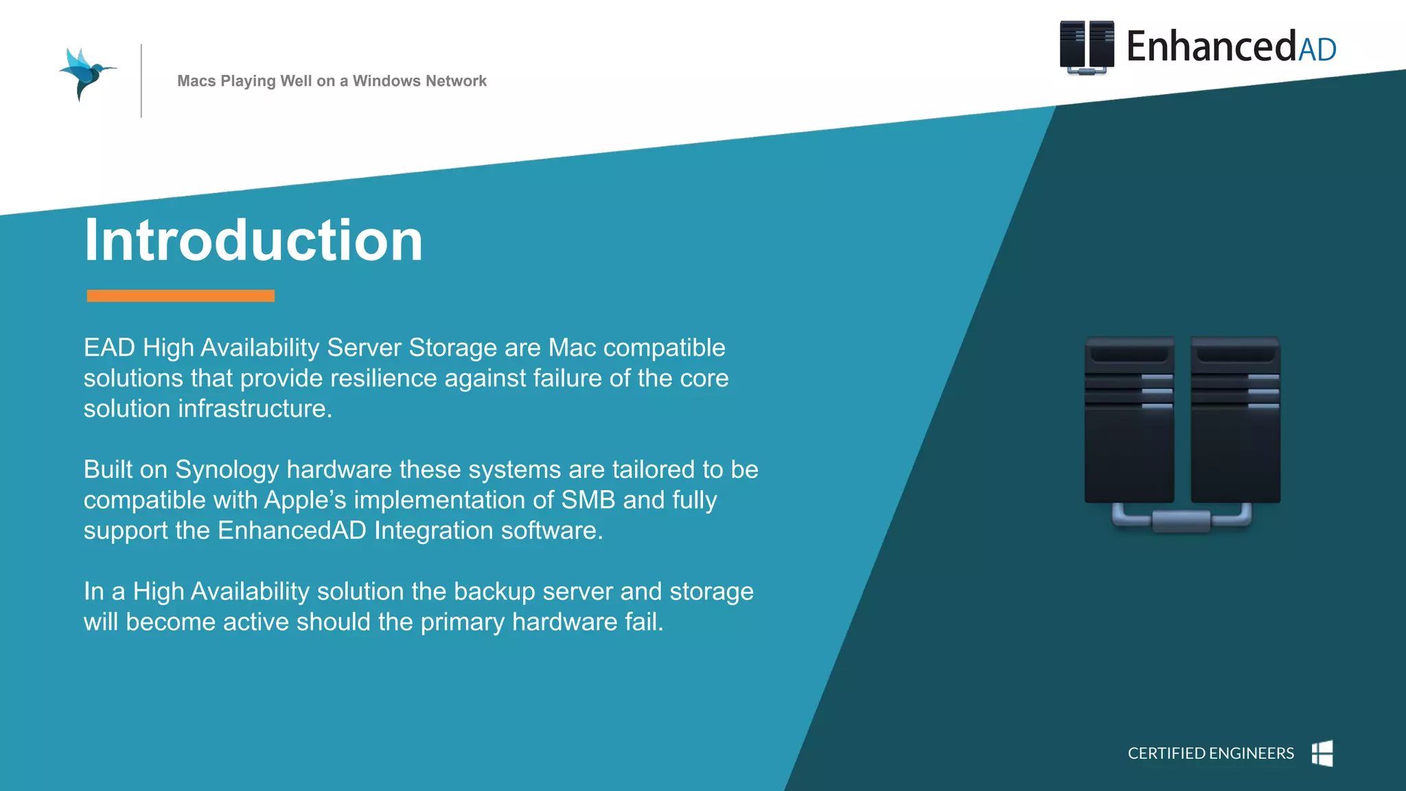 EnhancedAD High Availability Servers | PPT