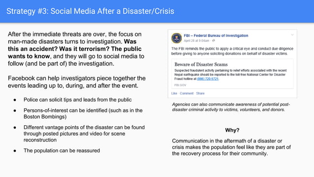 Law Enforcement & Social Media: Enhancing Response, Communication, and ...