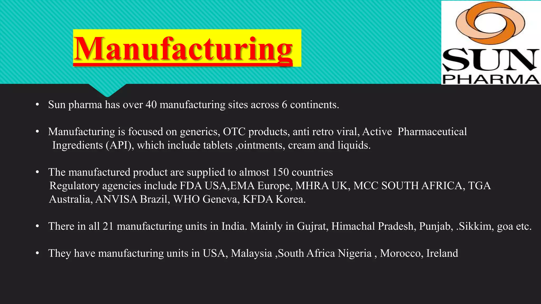 Sun Pharma Vs Lupin Pharma | PPTX