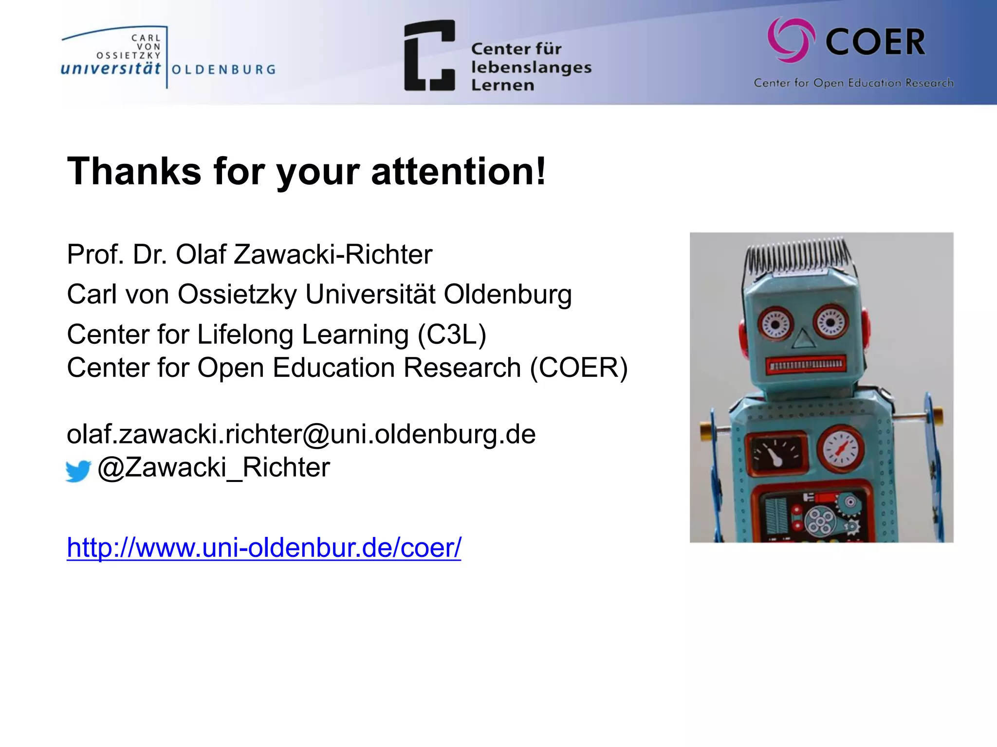 AI applications in higher education - challenges and opportunities in ...