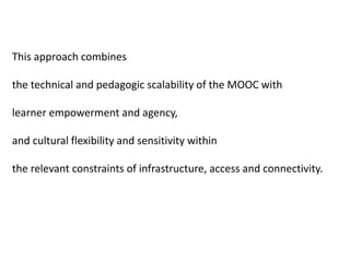 MOOC Design: Community MOOCs – Back to Basics, Back to the Future | PDF | Education