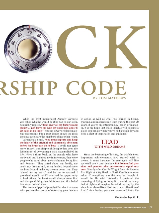 Unlock The Leadership Code | PDF