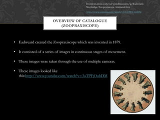 Eadweard muybridge research presentation | PPTX