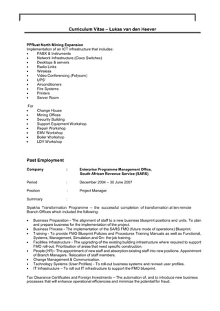 CV Lukas 20161216 | PDF