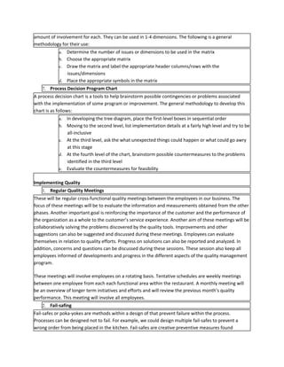 Quality Management Plan Final Report | PDF