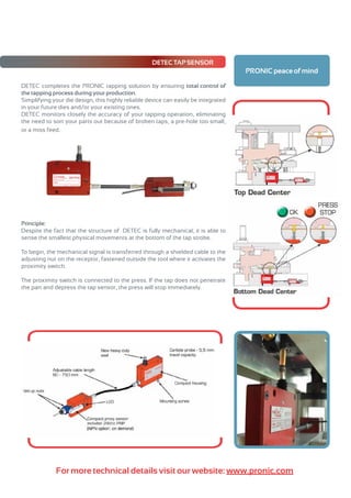 PRONIC - Tapping solutions - EN | PDF