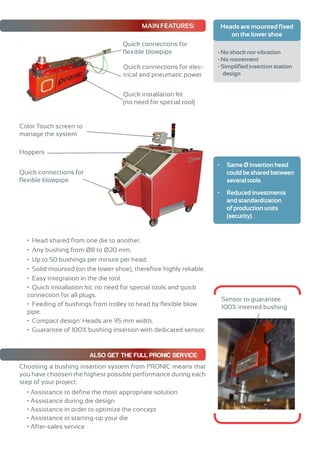 PRONIC - Tapping solutions - EN | PDF