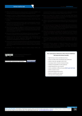 Radiological Impacts of Norm and Poly Aromatic Hydrocarbon in Petroleum ...