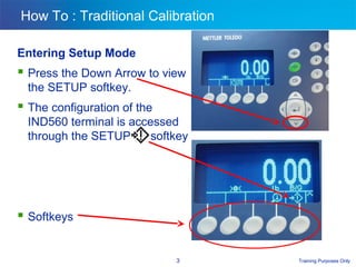EAET Mettler-Toledo IND560 Calibration | PPT