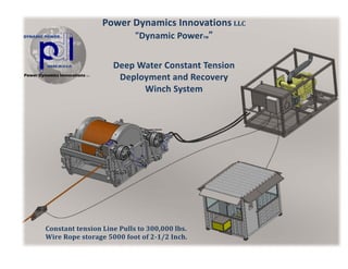 PDI Dynamic Power Deep Water Deployment System | PPT | Free Download