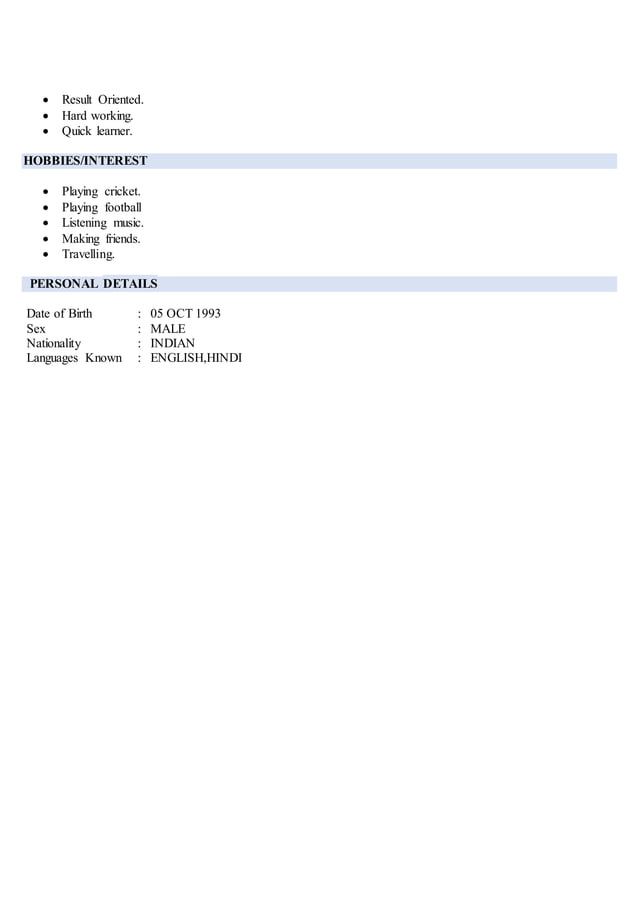 amresh resume 2 | DOCX