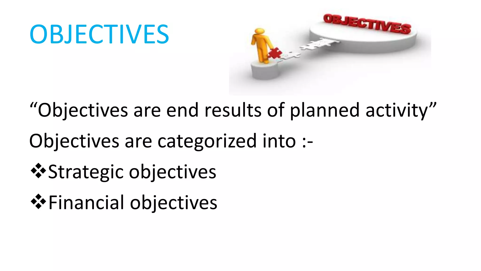 STRATEGIC OBJECTIVES AND FINANCIAL OBJECTIVES | PPTX