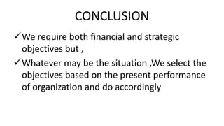STRATEGIC OBJECTIVES AND FINANCIAL OBJECTIVES | PPTX