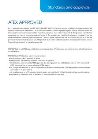 Abloy PROTEC2 CLIQ Technical Brochure | PDF