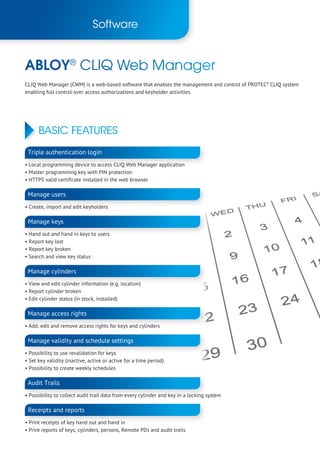 Abloy PROTEC2 CLIQ Technical Brochure | PDF