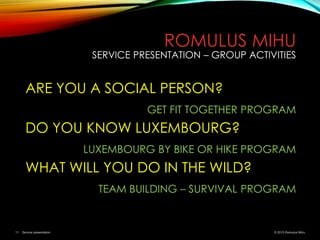 Romulus Mihu presentation services | PPT