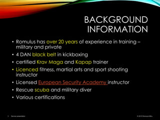 Romulus Mihu presentation services | PPT