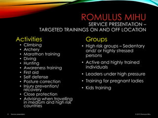 Romulus Mihu presentation services | PPT