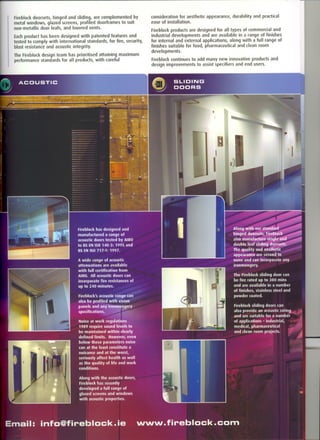 Fireblock Brochure | PDF