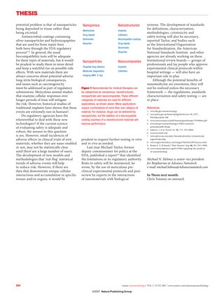 nature nanotech 2007 165 regulatory | PDF | Biotech and Biomedical ...