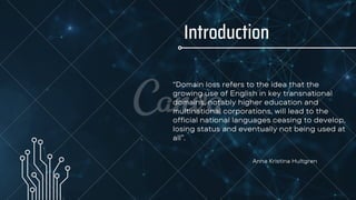 Investigating domain loss. Marta Grané, Carmen Staiano | PDF