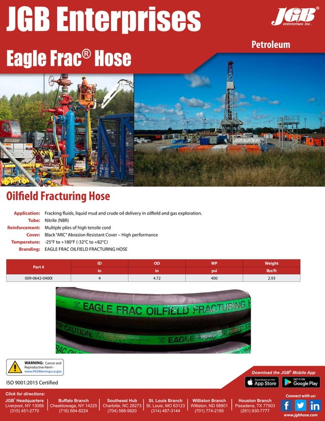 Eagle Oilfield Frac Hose | PDF