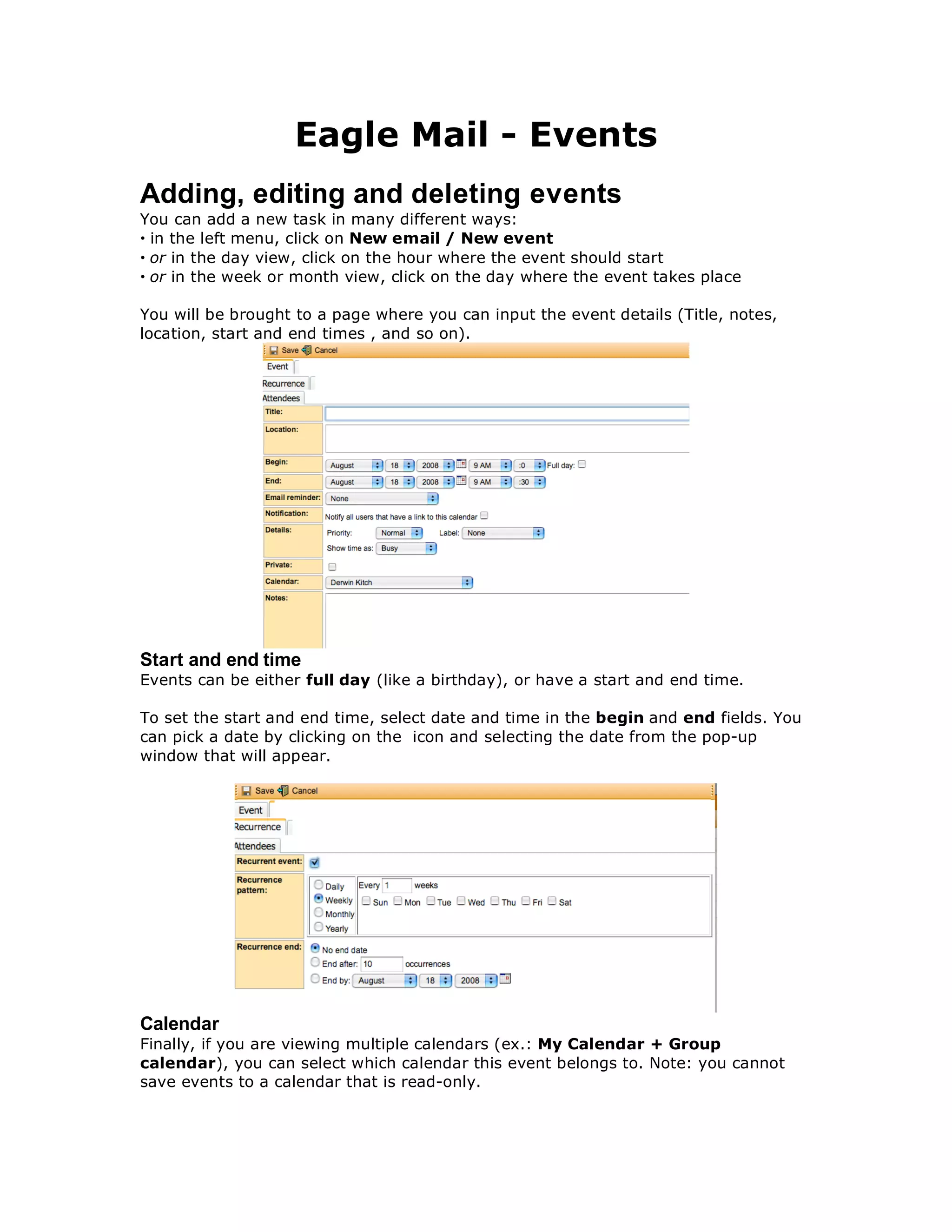 Eagle Mail - Events | PDF