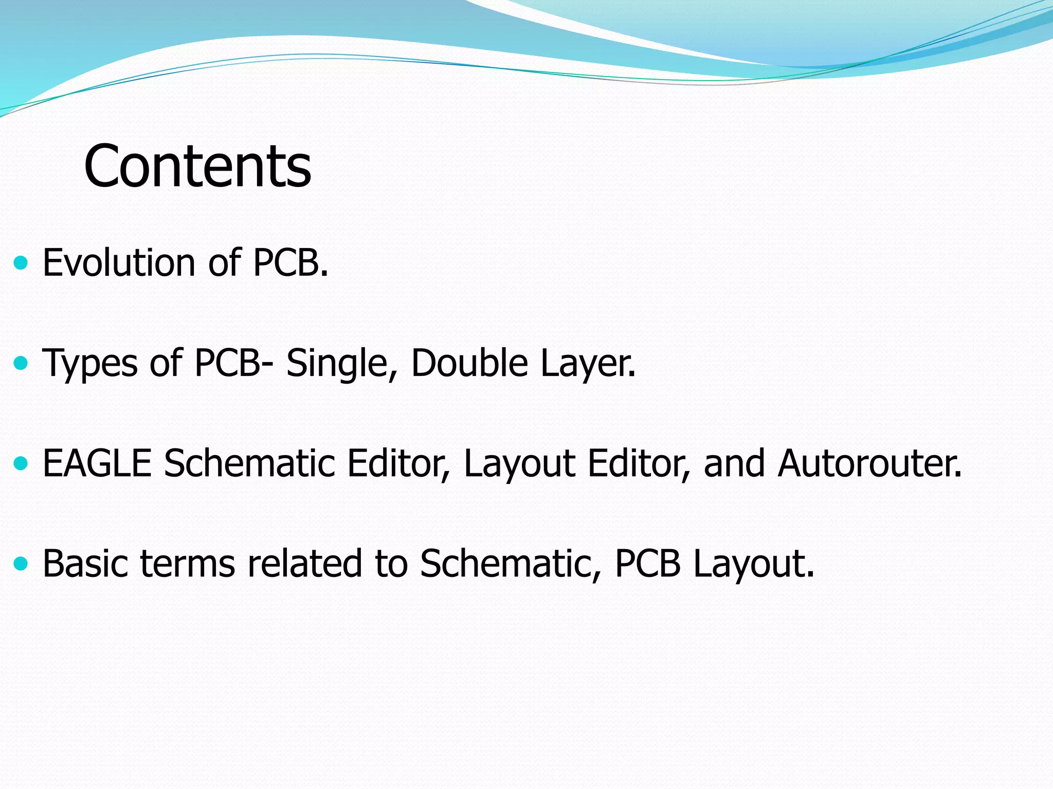 PCB Design using Eagle by Abdul Munaff & Prof. Anil Kadle | PPT