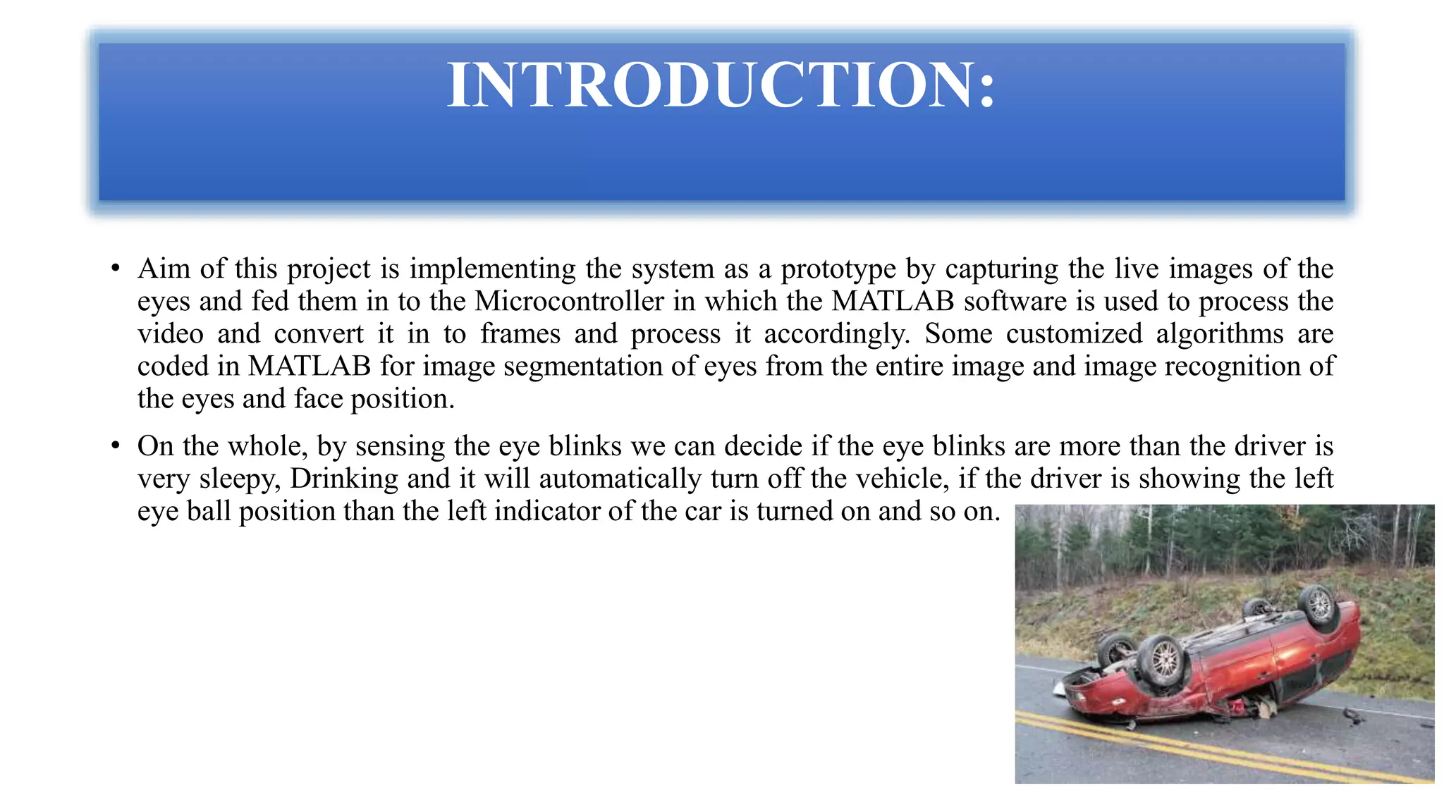 Driver drowsiness detection | PPTX