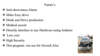 Driver drowsiness detection | PPTX