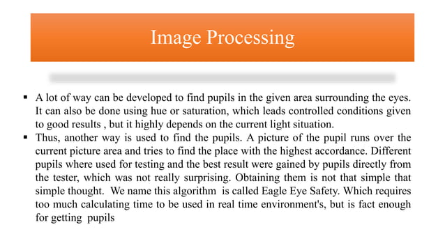 Driver drowsiness detection | PPTX