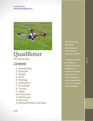 Eagle Eye - BLDC Powered Quadcopter | PDF