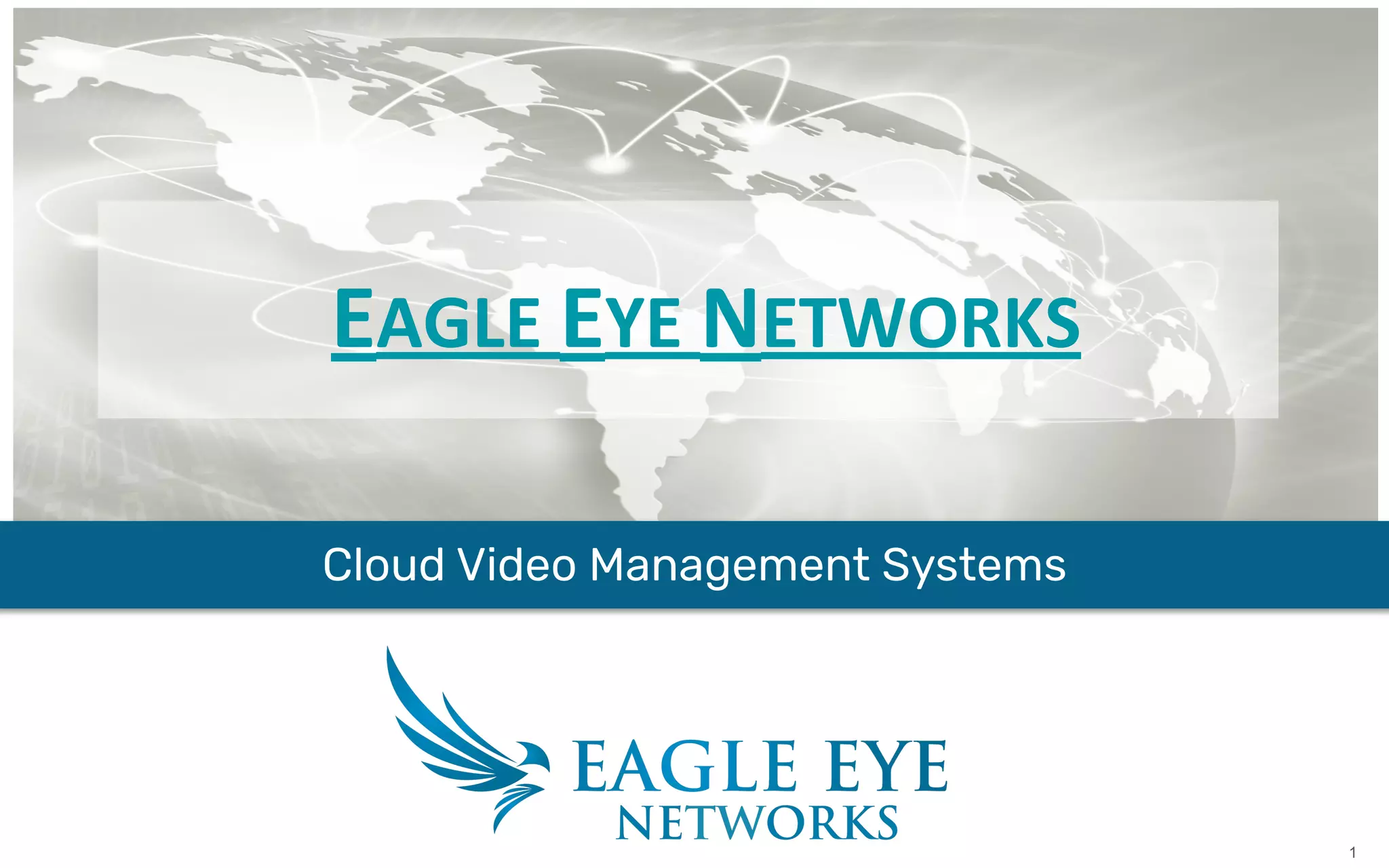 Eagle Eye Networks, Cloud Video Surveillance | PDF