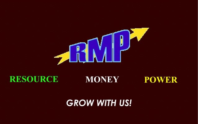 RMP PLAN PRESENTATION | PPT | Government Support and Welfare ...