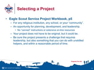Eagle Scout Service Project - After the Signatures | PPTX