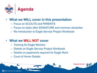 Eagle Scout Service Project - After the Signatures | PPTX