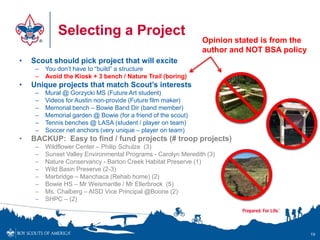 Eagle Scout Project Flyer
