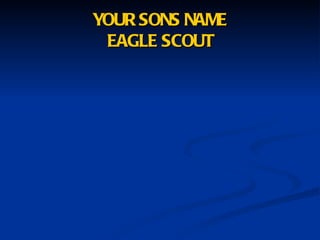 Eagle Scout Powerpoint Template