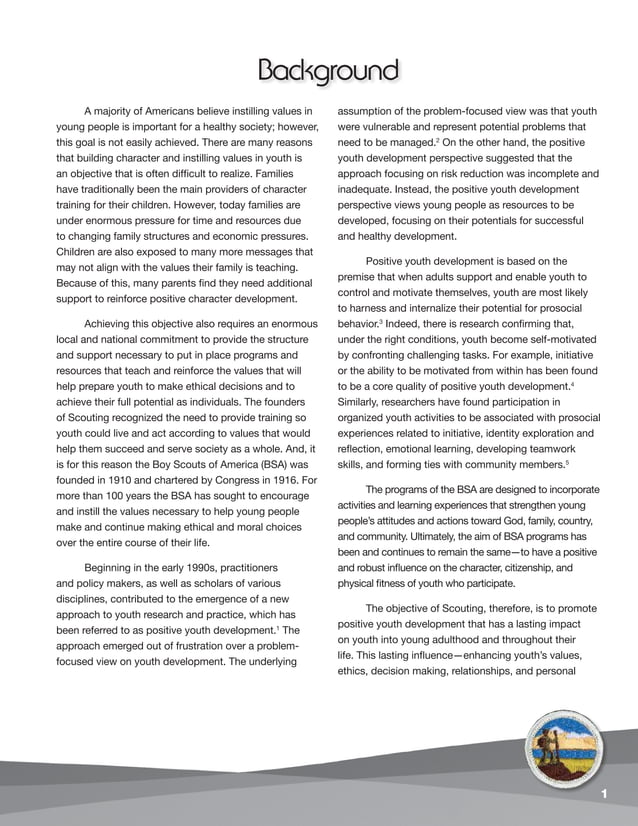 Eagle Scout Survey 2012 | PDF | Parenting Children Aged 4-11 | Parenting