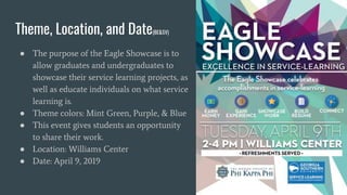Eagle showcase: excellence in service learning | PPT