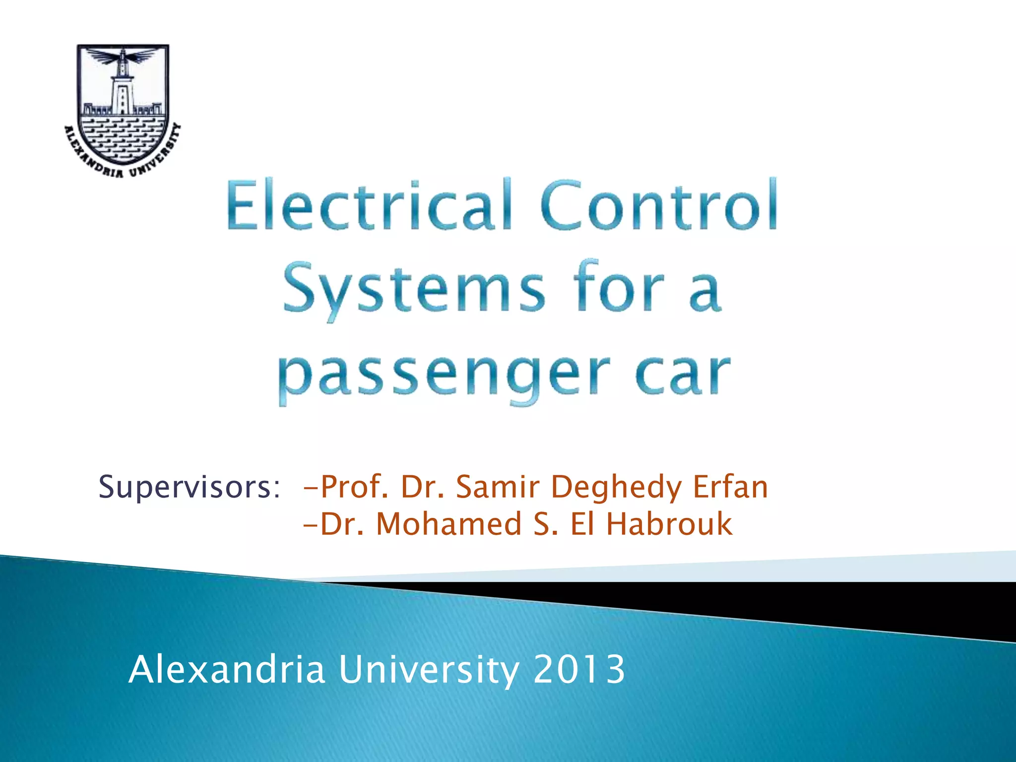 Eagle smart car graduation project | PPSX