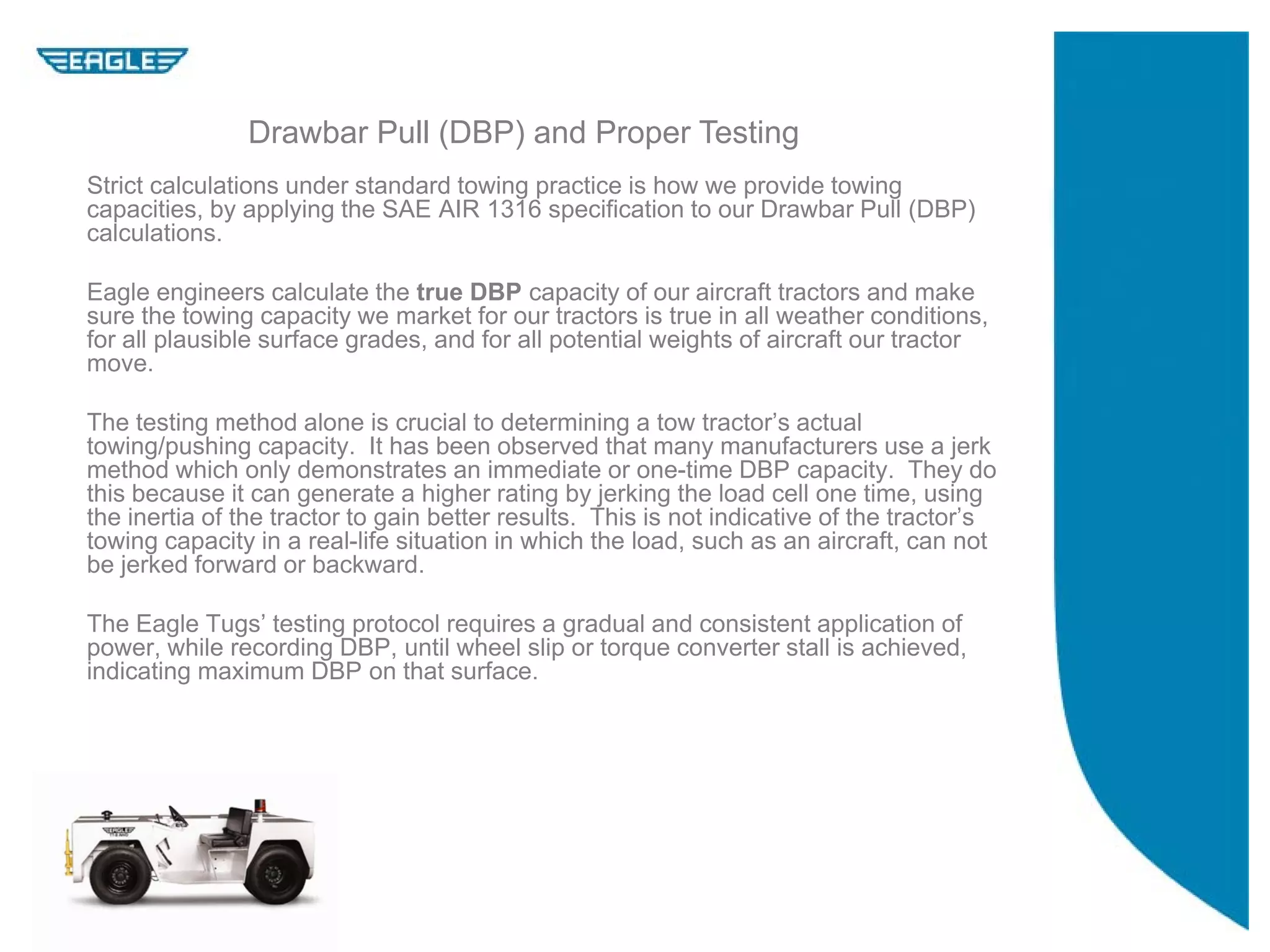 Eagle Tugs Tt Series Technical Brief | PDF