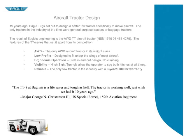 Eagle Tugs Tt Series Technical Brief | PDF